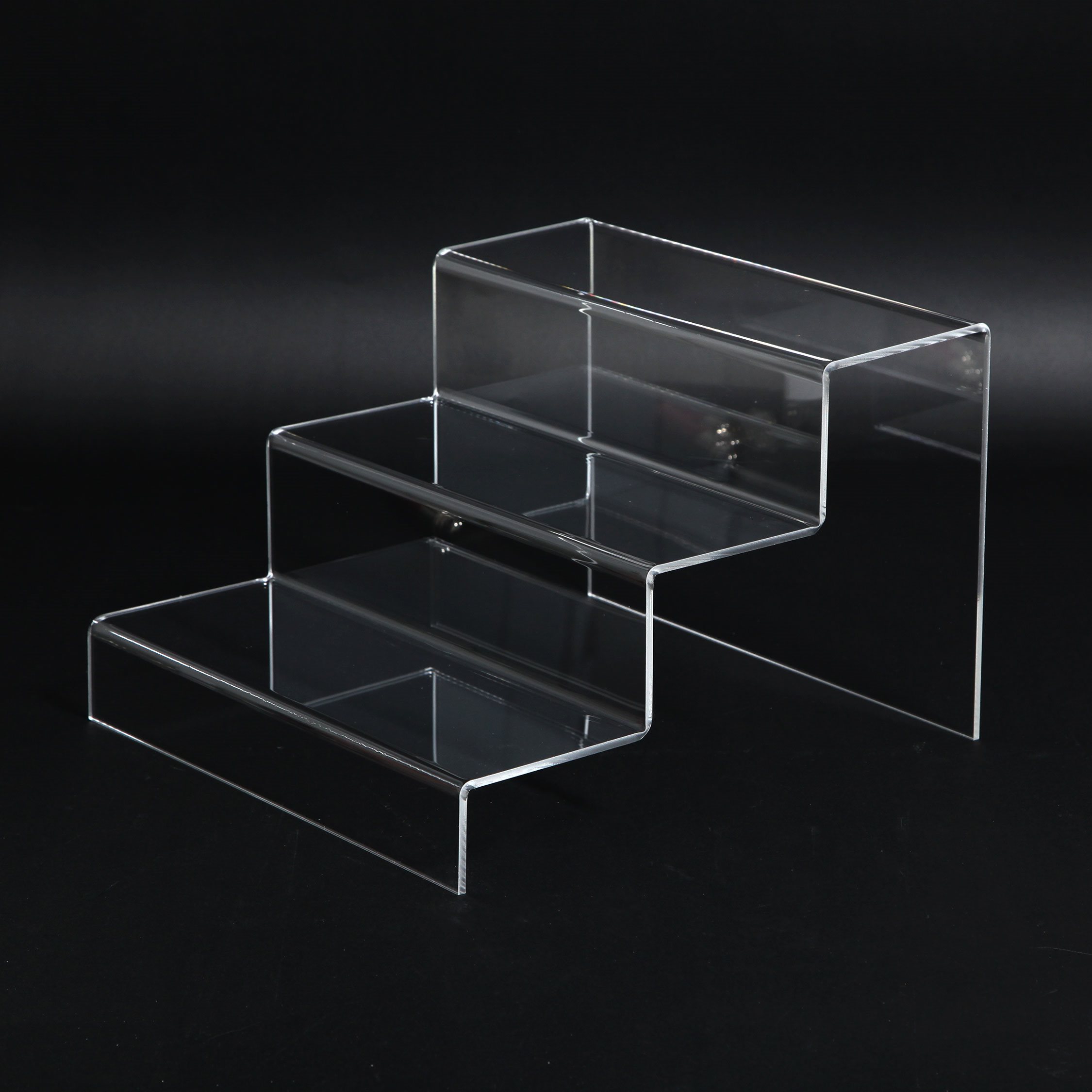 Akryl Display Trappe - 3 trin | Køb hos Skiltex.dk