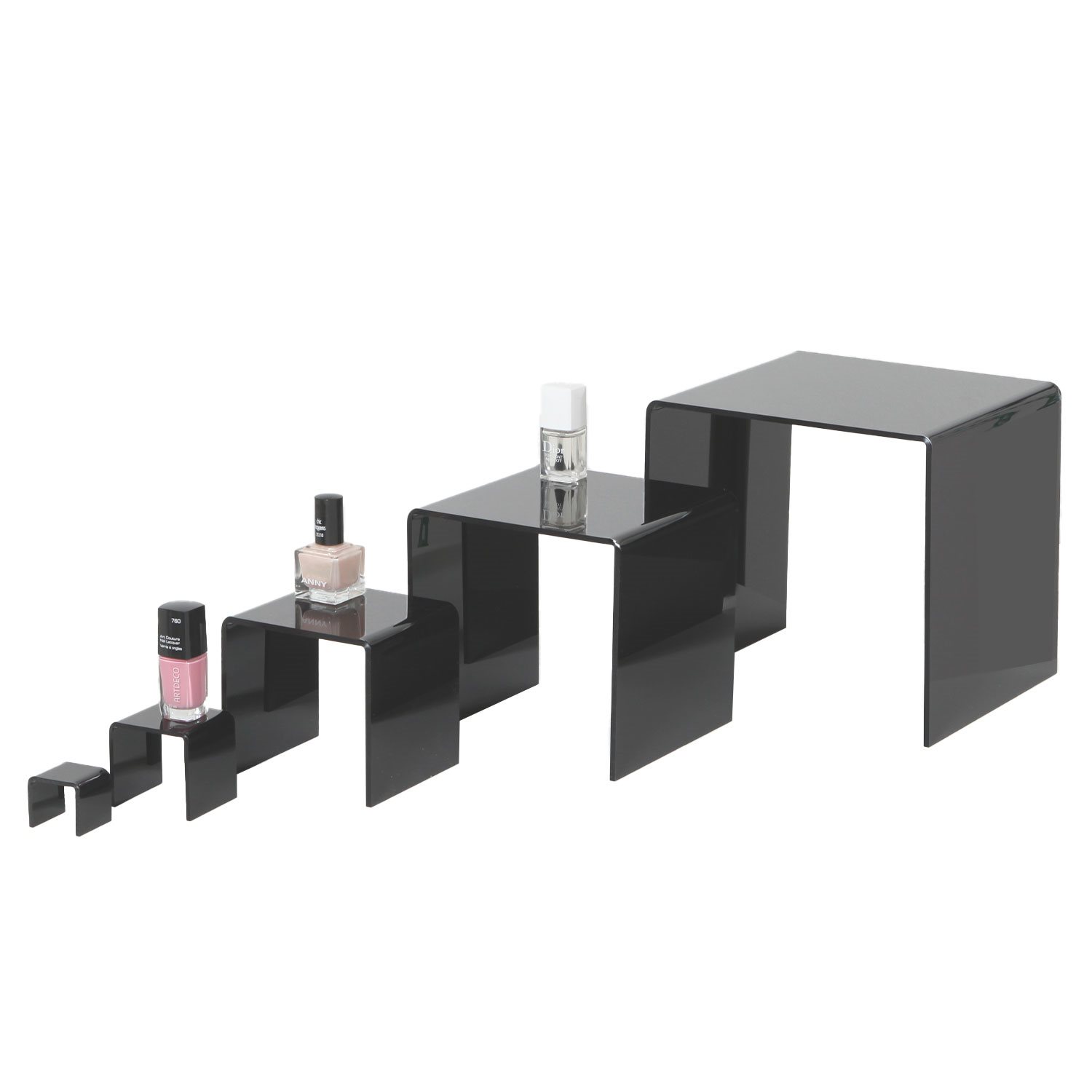 Sorte Akryl display podier | Køb online hos Skiltex.dk