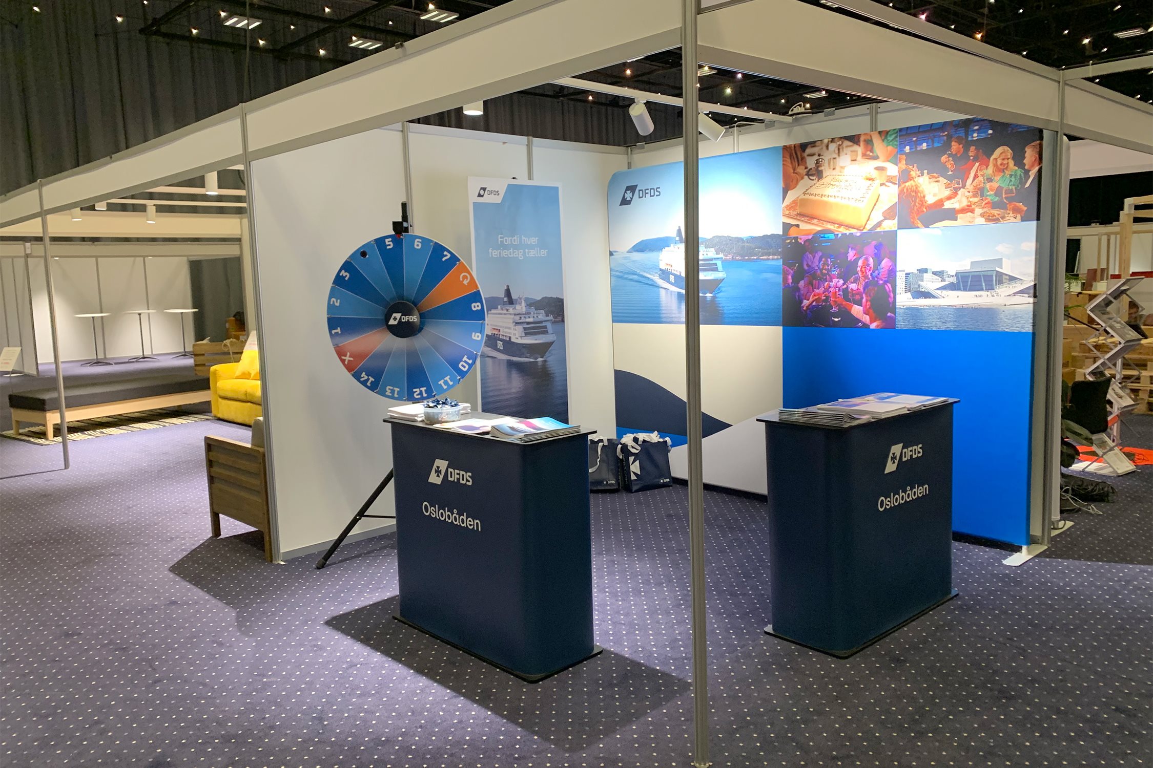 Square messebord - Inkl. print | Køb hos Skiltex.dk